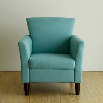 China Single Seater Wood Sofa Kerusi Dengan Ottoman Manufacturers